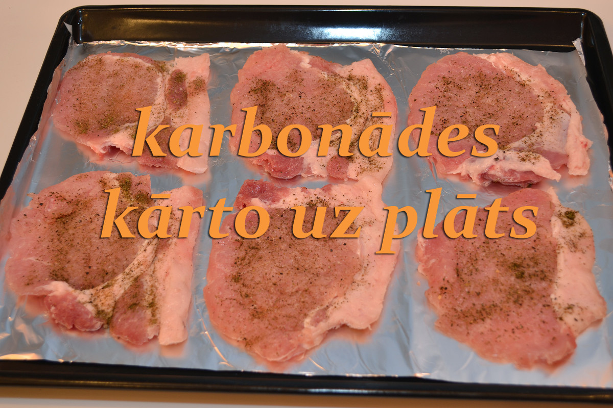 Foto: Fotorecepte: Krāsnī cepta karbonāde ar sieru soli pa solim ...